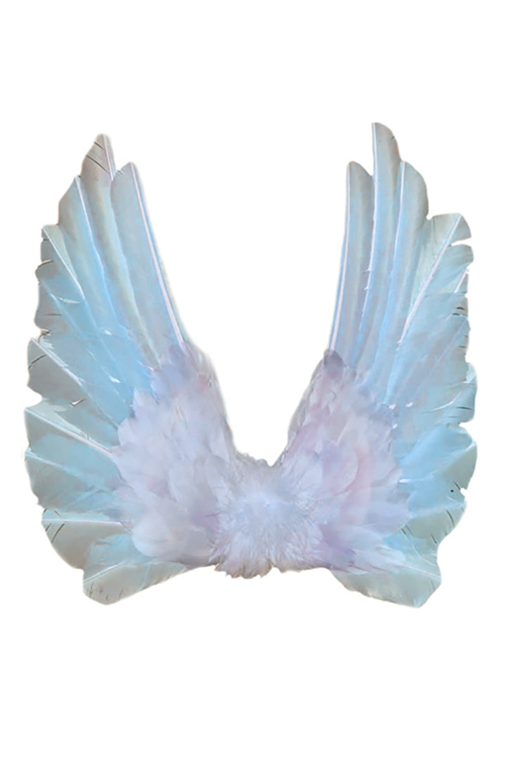 Designer Made Floating Wings in Baby Blue – Stonehart Jewelry